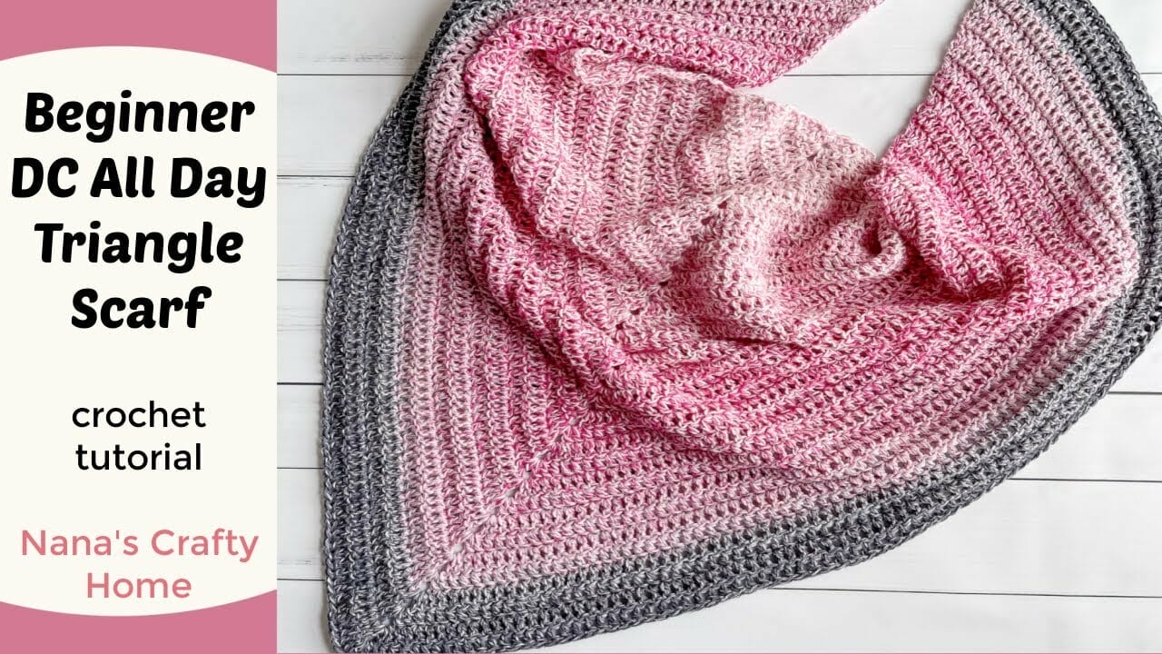 Elegant Crocheted Triangle Shawl - Free Pattern - Crochet Patterns for ...